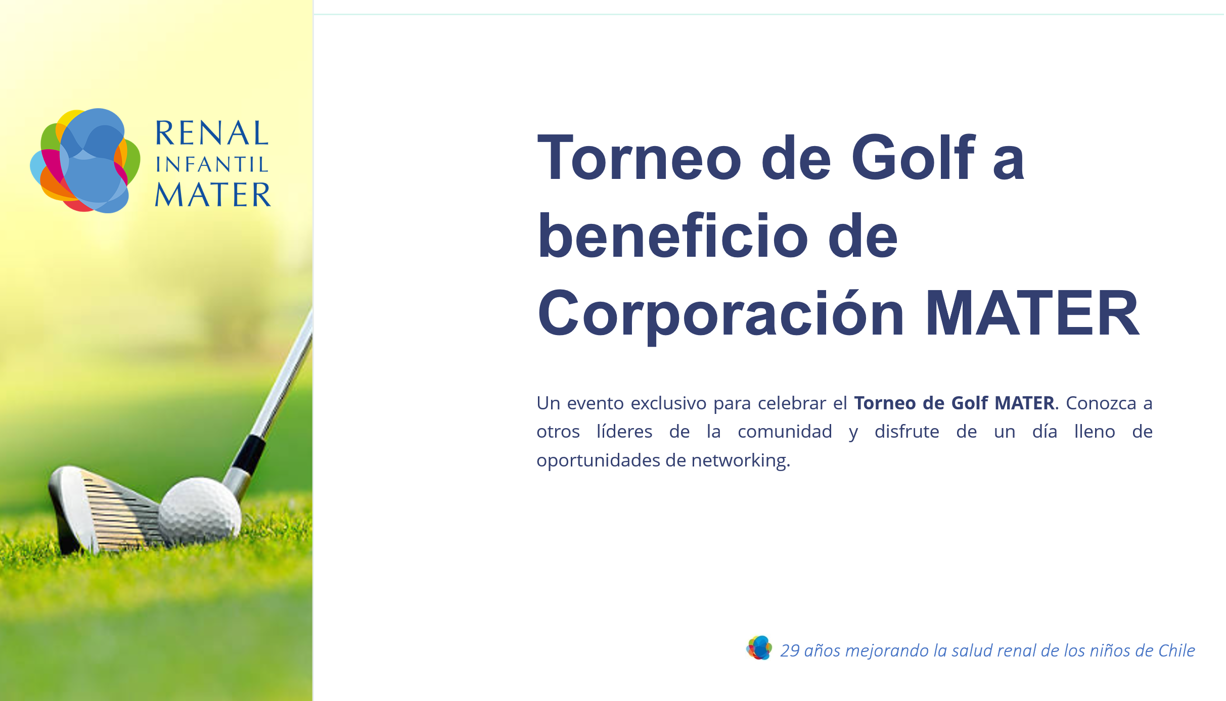 Golf MATER - Corporación Mater